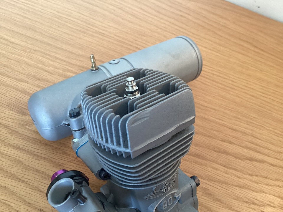 Super Tigre G90K (15cc) Ring FISE Glow Engine Nitro RC Model Aircraft ...