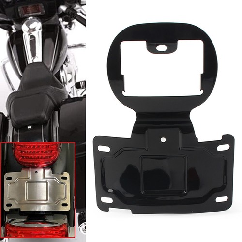 For Harley Davidson Touring License Plate Relocation Bracket Holder Kit Black | eBay Australia