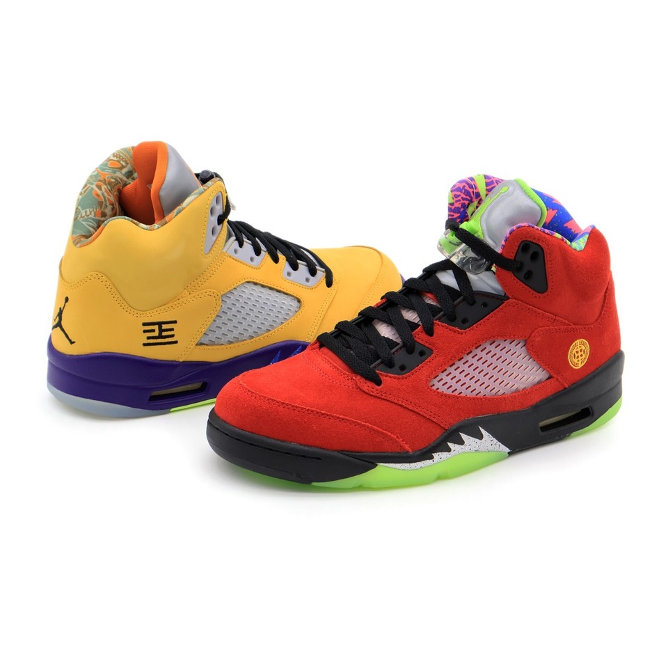 CZ5725-700 Nike Air Jordan 5 Retro What the Solar Orange Red Yellow ...