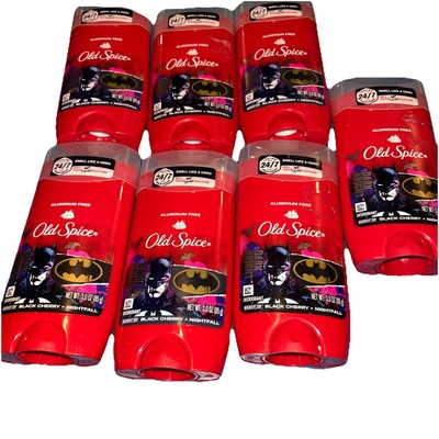 Old Spice Batman Dark Knight Cherry & Nightfall Scent Deodorant 3 oz ...