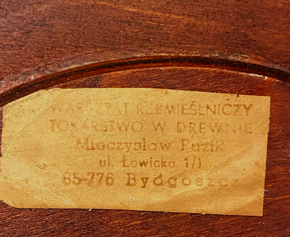 Vintage Hand Carved Wooden Plate - Eastern European | eBay