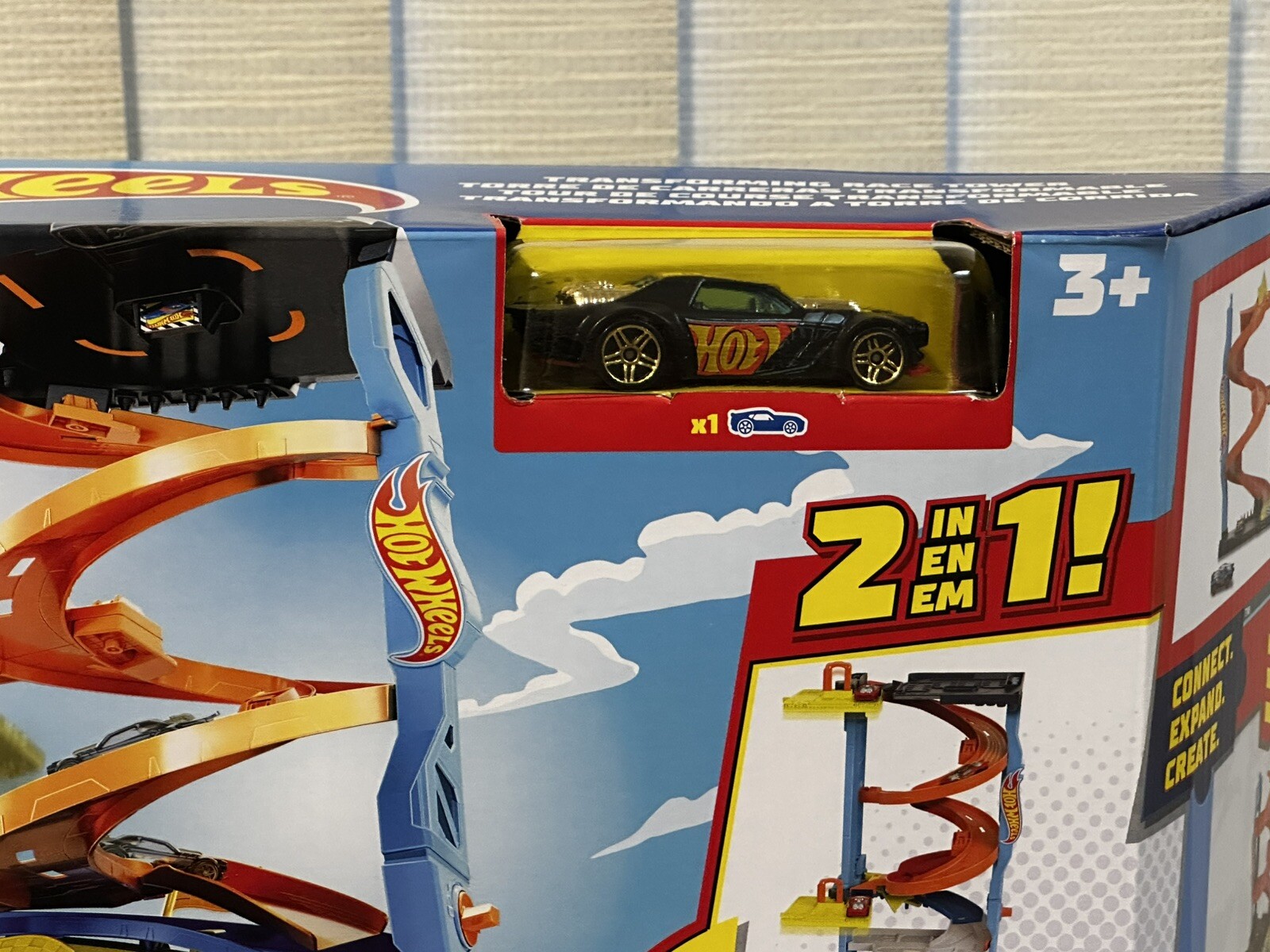 NIB Hotwheels City 2n1 Transforming Race Track + 1 Toy Car Sealed | eBay