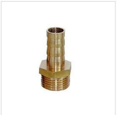 Metric Thread M12 M12X1.5 Male to Barb 1/4” 6mm Brass Air Fuel Gas Oil ...