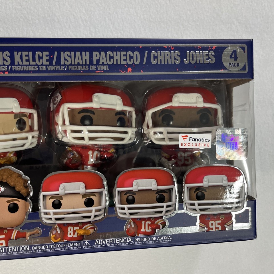 Funko POP! NFL Kansas City Chiefs Super Bowl Mahomes Kelce Jones ...