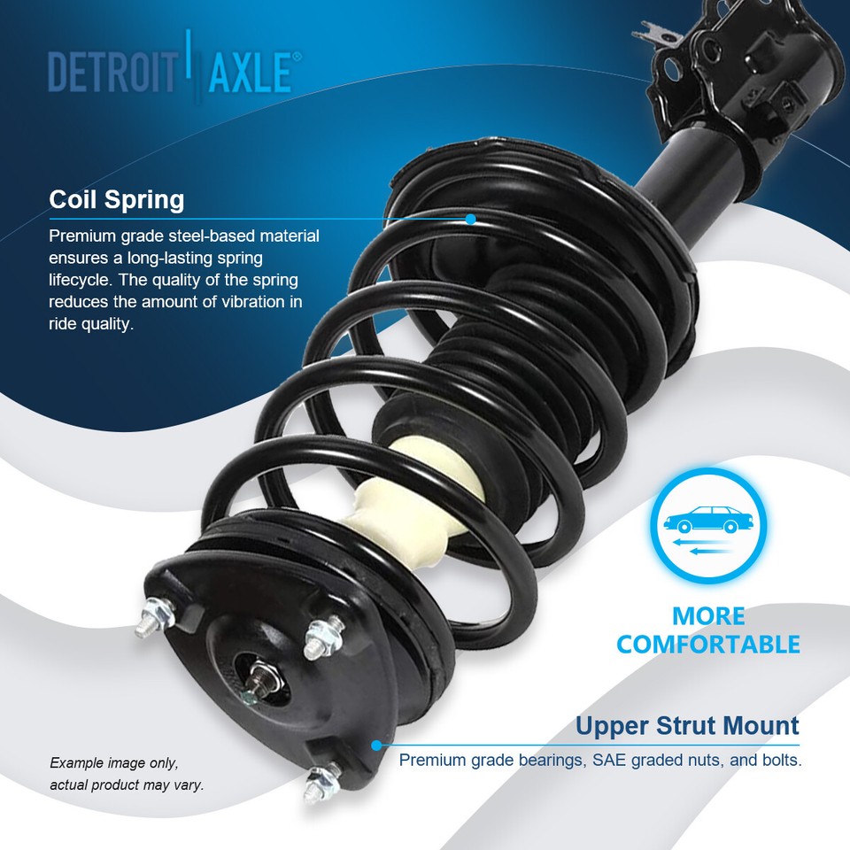 FWD Front Struts Rear Shocks Absorbers for 2006 - 2011 Hyundai Accent ...