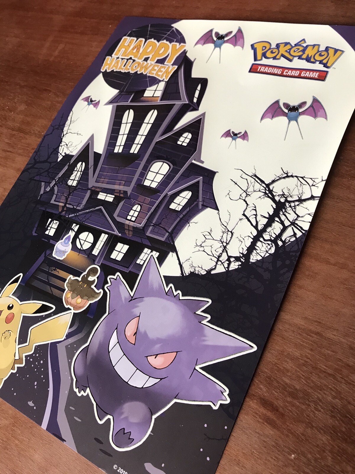 Pokemon Glow In The Dark Halloween Poster A4 Brand New Official ...