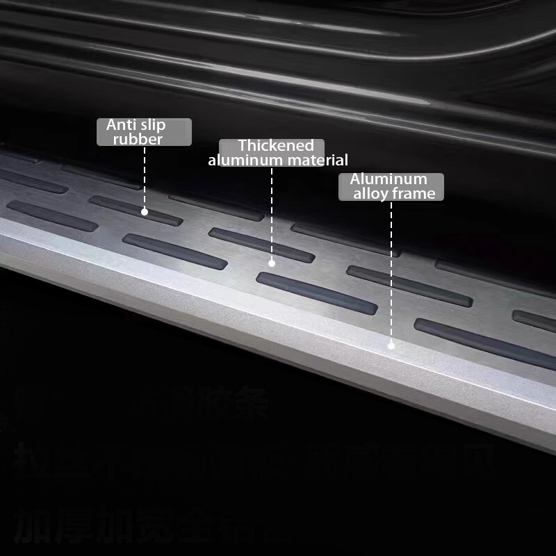 2pcs Running Board fit for Genesis GV80 JX1 2021-2025 Side Step Nerf ...