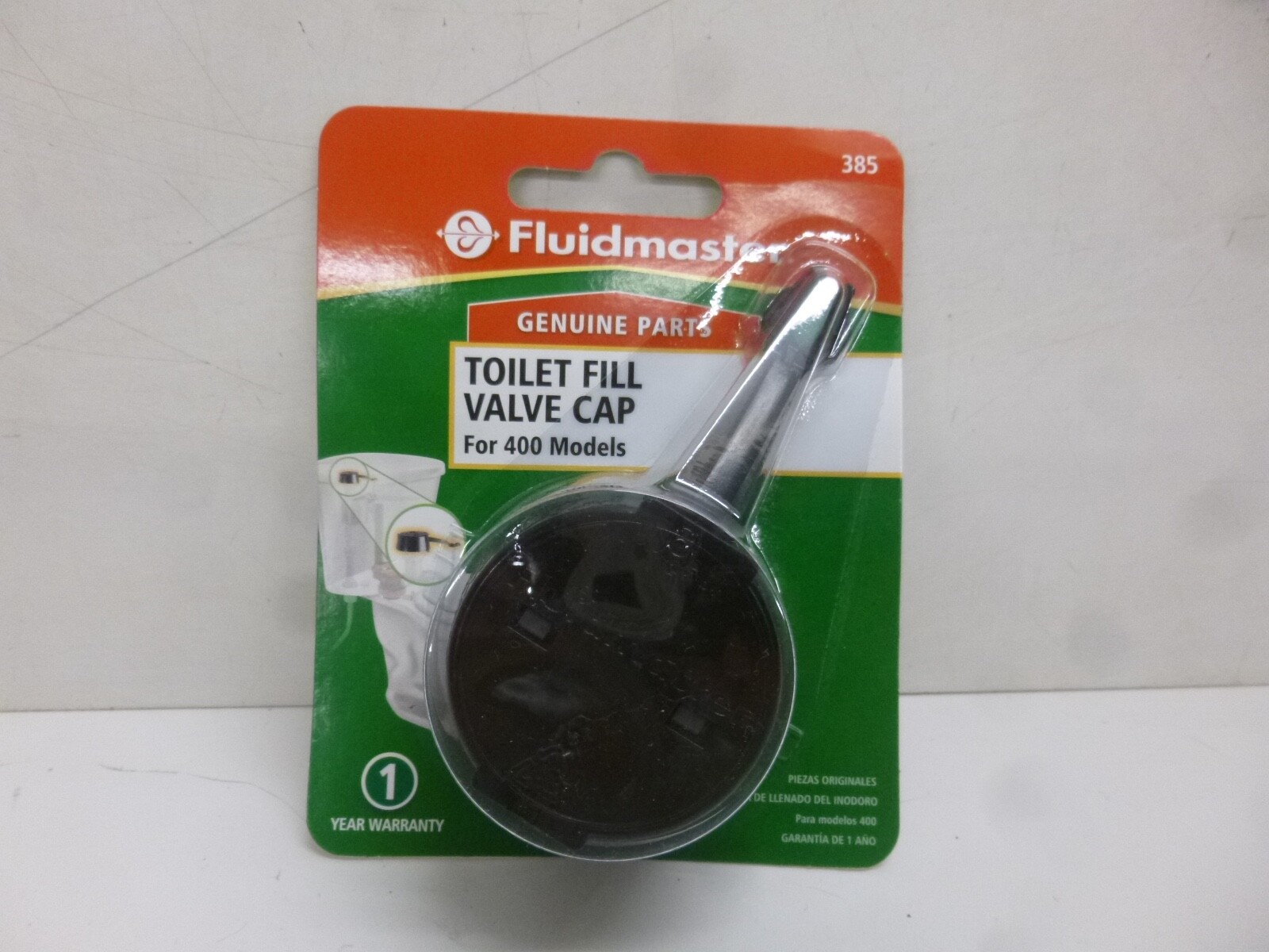 NEW!! Fluidmaster 385 Toilet Replacement Cap Assembly for 400A, box/lot ...