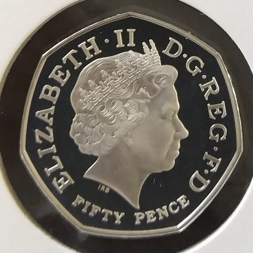 2011 50p World Wildlife Fund silver Great Britain Royal Mint WWF panda ...