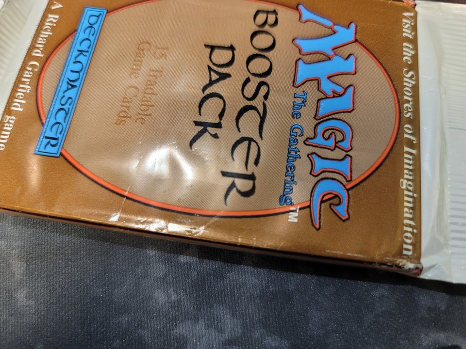 1993 Magic the Gathering ALPHA Booster Pack Sealed MTG Black Lotus ...