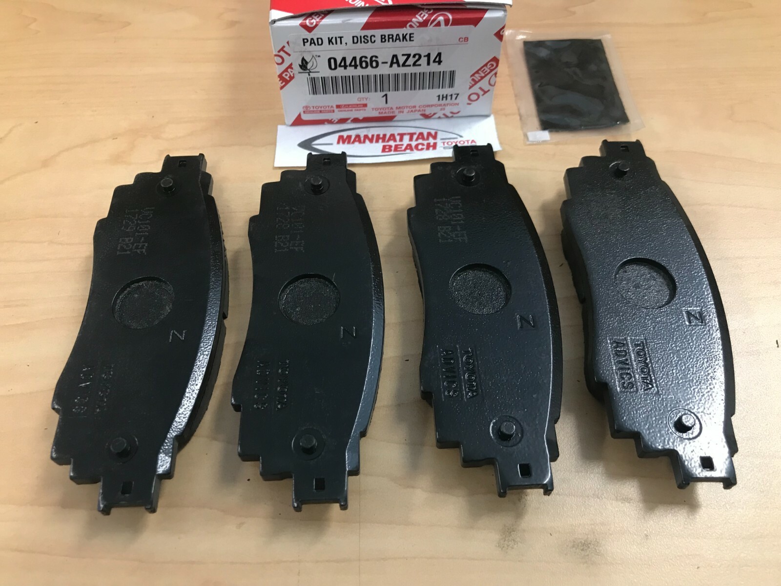 19-24 RAV4 & RAV4 HYBRID CERAMIC REAR BRAKE PADS GENUINE TOYOTA 04466 ...