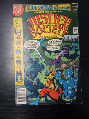 ALL STAR COMICS 70 5.5 KEY BOOK 2ND HUNTRESS 1ST COVER 1978 DC | eBay