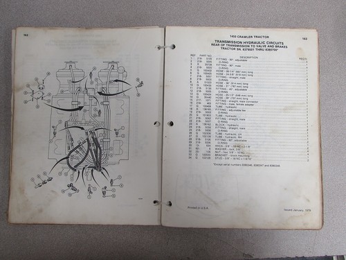 Case 1450 Crawler Tractor Parts Catalog Manual 1979 | eBay