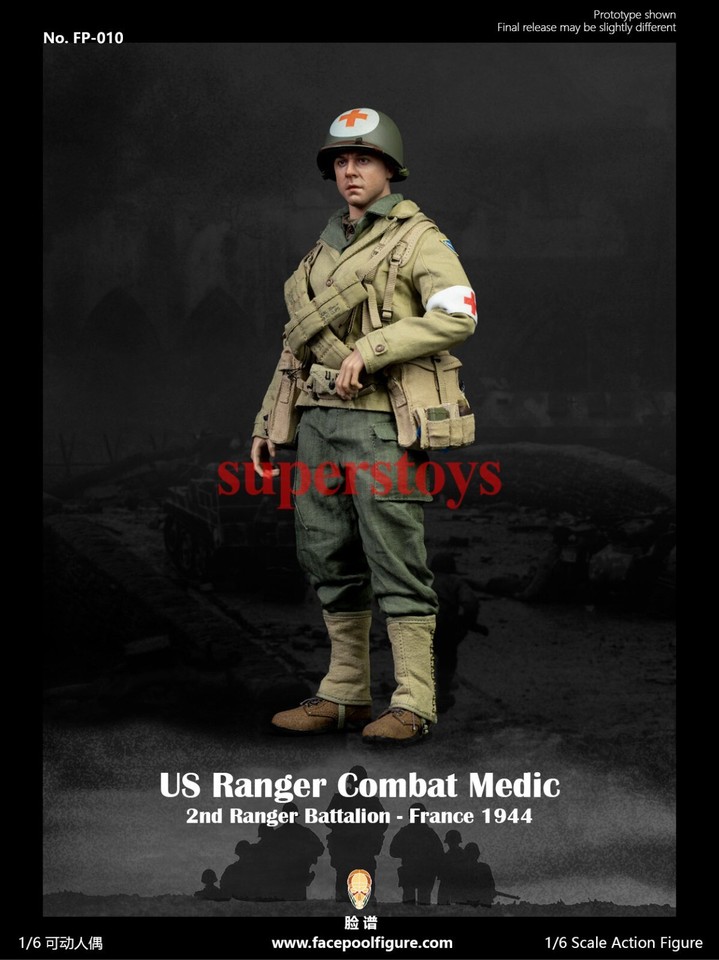 Presale Facepoolfigure FP010 1/6 WWII US Ranger Combat Medic Figure Toy ...
