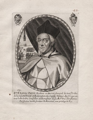 Ludovicus Petit Order Of S. S. Trinitas Louis Paris Portrait Gravure ...