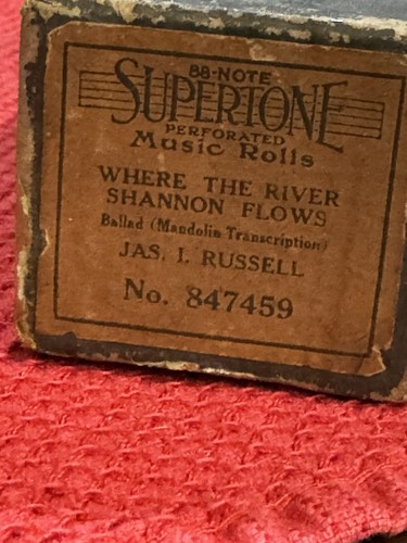 Supertone Player Piano Roll - Where The River Shannon Flows, by Russell ...