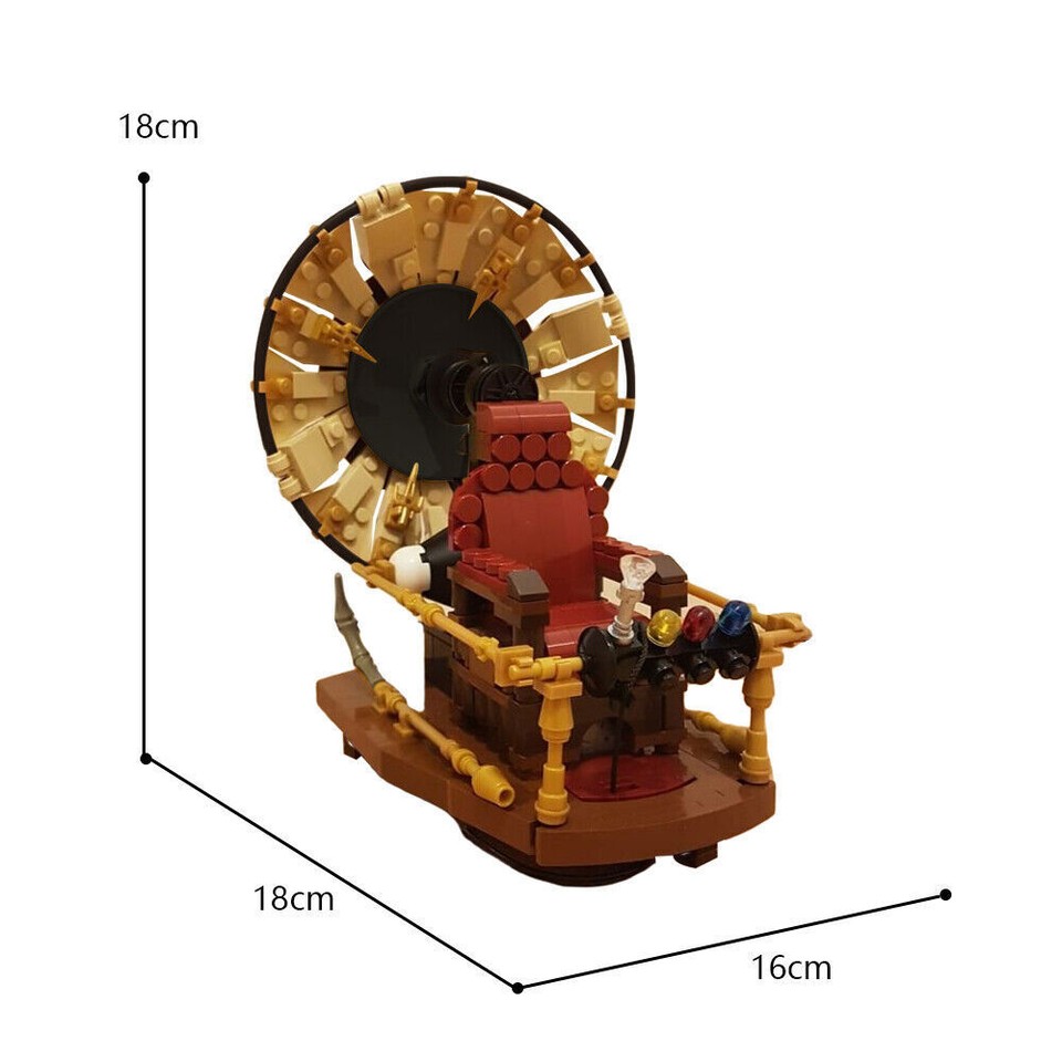 The Time Machine Model Building Toys Set 423 Pieces for Collection from ...