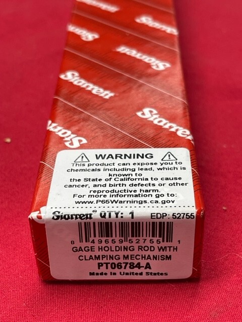 Starrett PT06784-A Gage Holding Rod with Clamp Mechanism for 657 Mag ...