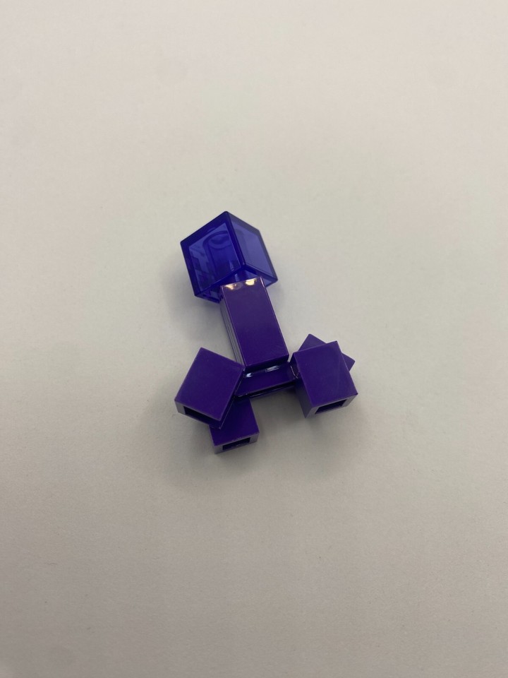 Lego Minecraft Enchanted Purple Creeper - Rare Figure - New | eBay