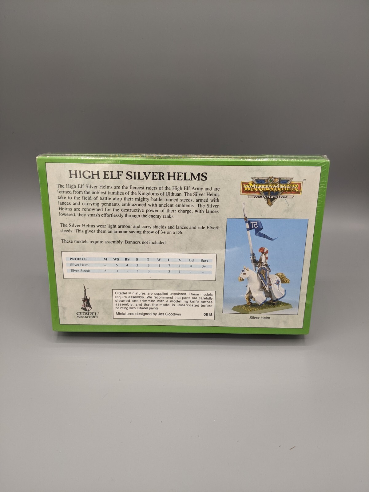 Warhammer Fantasy Old World NIB High Elf Silver Helms OOP Sealed | eBay