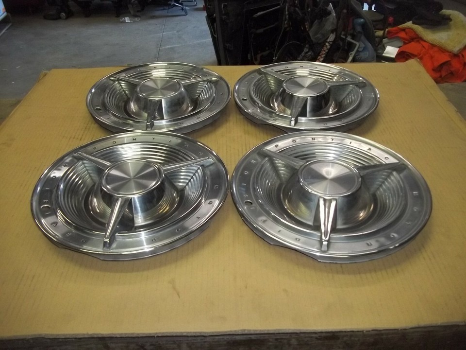 "1962 Pontiac Bonneville Hubcap Rim Wheel Cover Hub Cap 14"" Spinner Y7 ...
