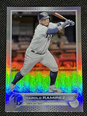 2022 Topps Update Series HAROLD RAMIREZ #US67 RAINBOW FOIL Tampa Bay ...