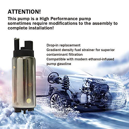 Gss342 255 Lph High Flow Pressure Electric Intank Fuel Pump silver | eBay