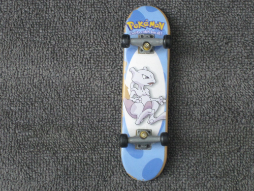Mewtwo Pokemon Tech Deck skateboard 96mm fingerboard vintage 90s super ...