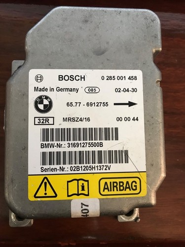 Genuine Used BMW Bosch Airbag Sensor Control Unit ECU for BMW E46 E53 ...