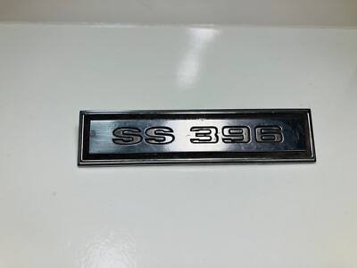 Original ~ Chevrolet Chevy Chevelle SS 396 Interior Door Panel Emblem ...