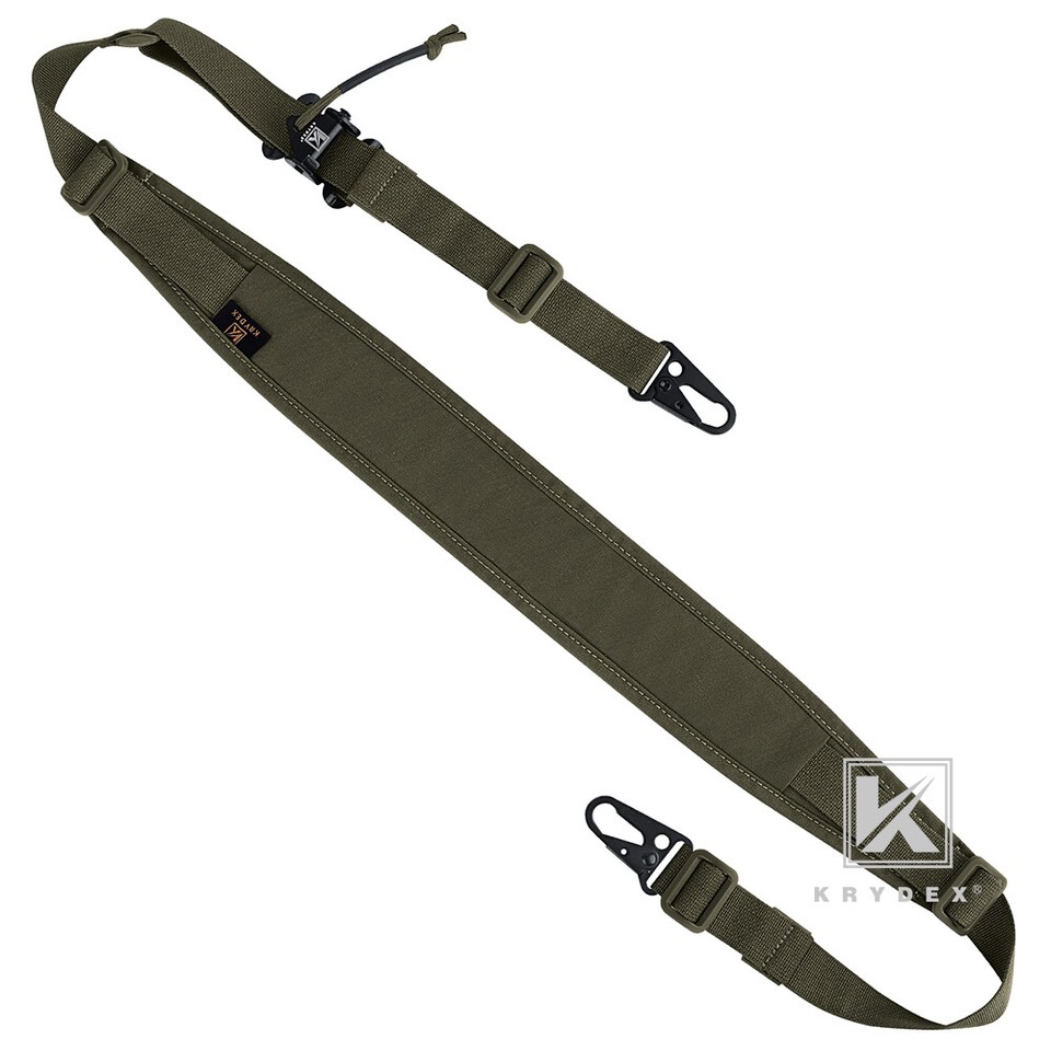 KRYDEX Tactical Sling 2 / 1 Point Shoulder Strap Padded Shooting Sling ...