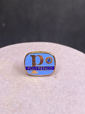 VINTAGE POLYPENCO 1/10 10K GOLD FILLED SAPPHIRE PIN | eBay