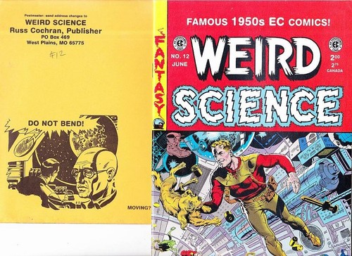 1995 EC Comic reprint WEIRD SCIENCE #12 & original illustrated mailing ...