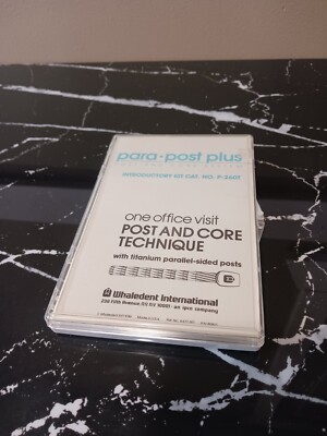 Whaledent P-260T Para Post Plus Kit ~ Titanium Alloy Parallel-Sided ...