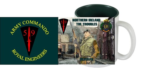 59 Commando Northern Ireland Mug 59 Cdo Sqn RE NI Mug Sapper Royal ...