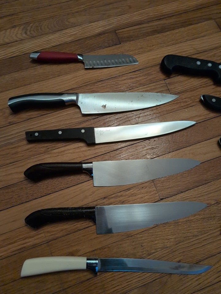 Lot of 15 Kitchen Knives Various Brands and Styles | eBay
