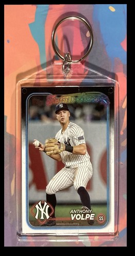 0040 Anthony Volpe -Custom Made Keychain-Made With Real Card-Great Gift ...