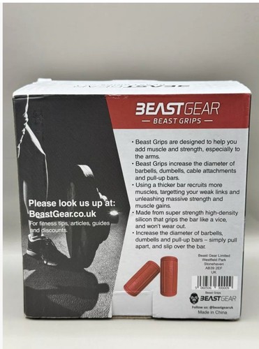 Beastgear Beast Grips barbell dumbbell Pullup bar grips Increase Arm ...