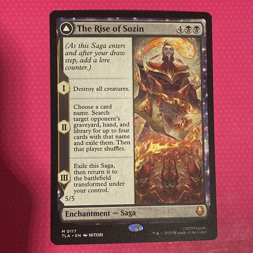 The Rise of Sozin Fire Lord Sozin: The Last Airbender TLA Magic MTG | eBay