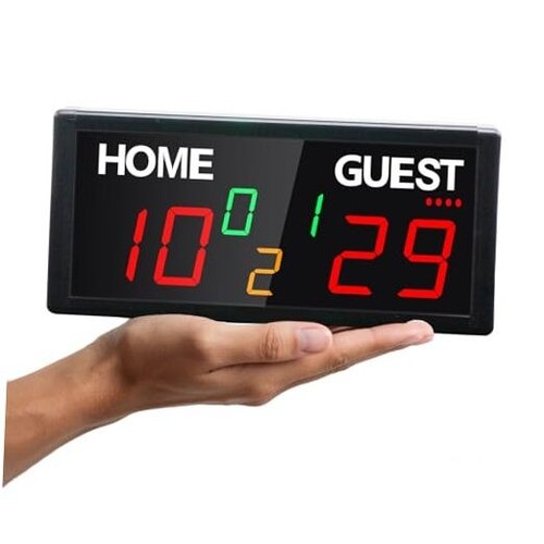 Portable Wireless Digital Scoreboard with Remote Control - Bright ...