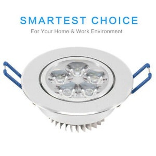 10PC 5W LED Downlight 110V Dimmable 5Leds Spot Panel light Recessed ...