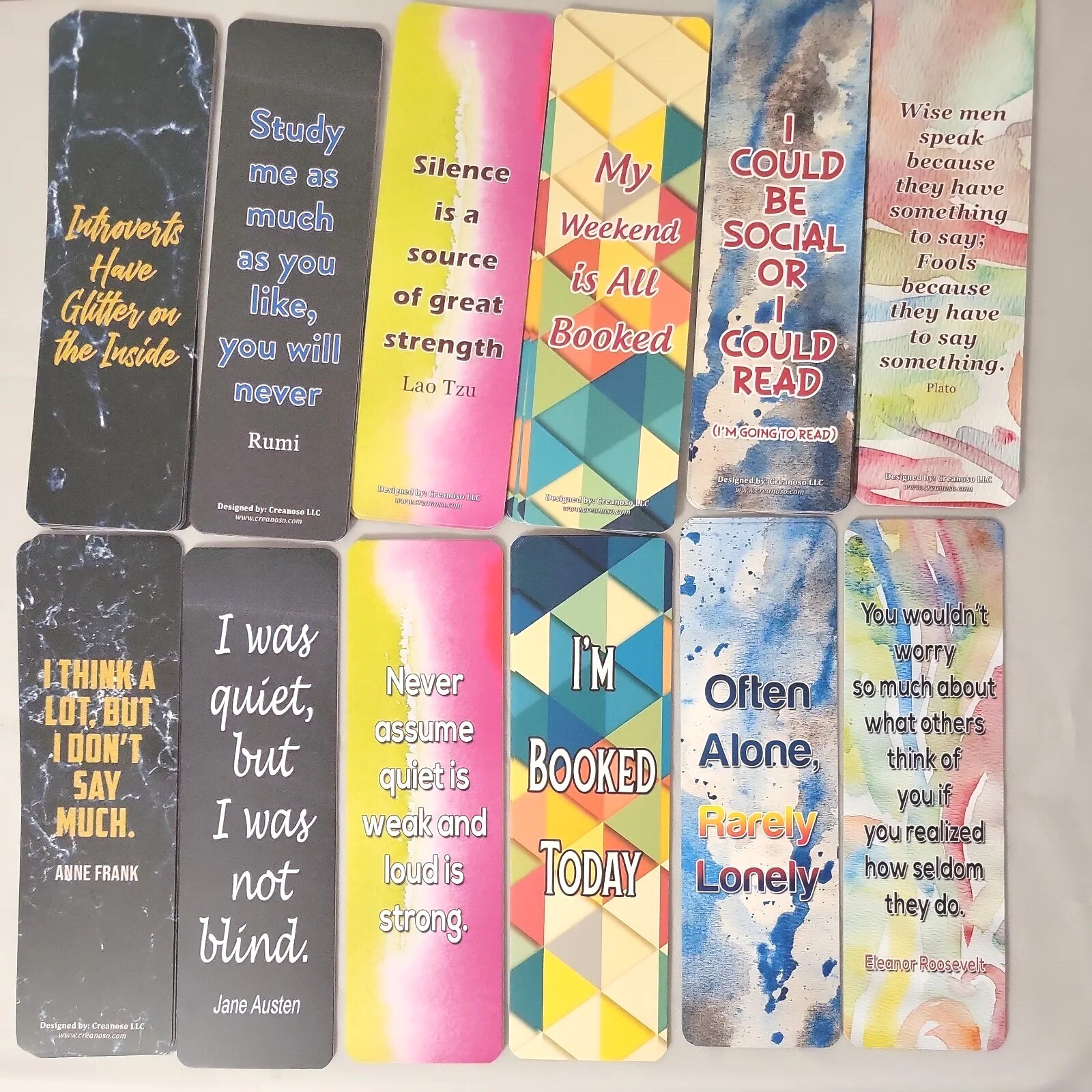 Introvert Bookmark Cards (60-Pack) | eBay