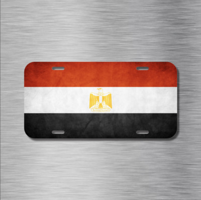 Egypt Egyptian Flag Cairo Luxor Alexandria Vehicle License Plate Auto ...