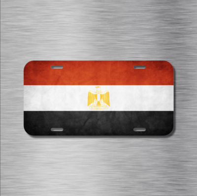 Egypt Egyptian Flag Cairo Luxor Alexandria Vehicle License Plate Auto ...