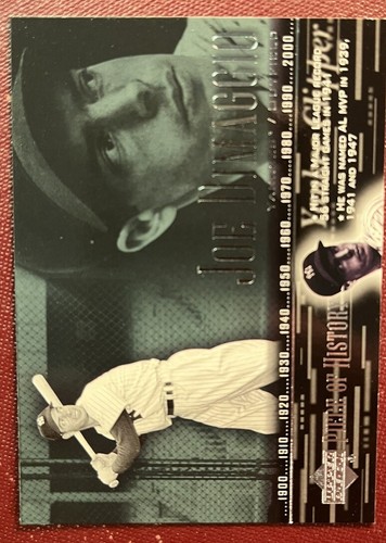 Joe DiMaggio 2002 Upper Deck Pieces Of History Card #39, NM-MT | eBay