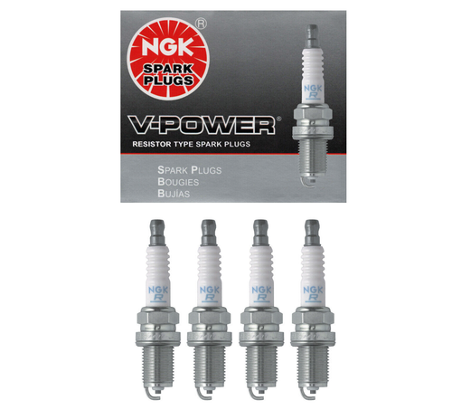 NGK V-Power Premium Copper Spark Plug Set 4PCS. 6953 BKR5E-11 | eBay