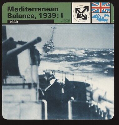 Mediterranean 1939: I Edito Service Card Second World War II Politics ...