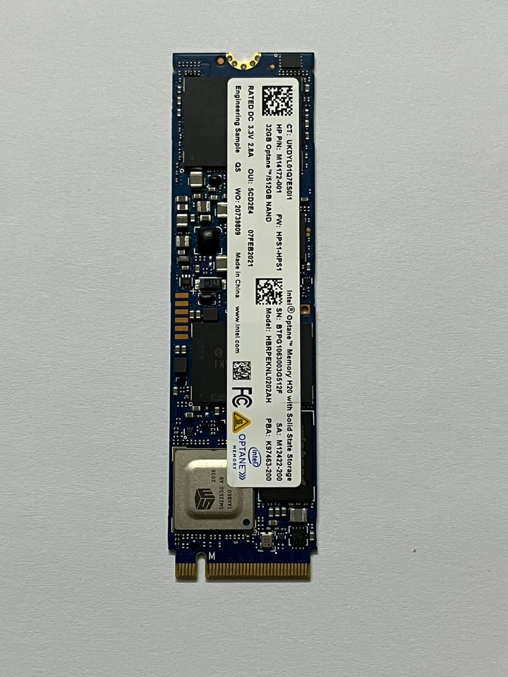 Intel Optane Memory H20 HBRPEKNL0202AH 512GB M.2 2280 NVME SSD 512GB ...