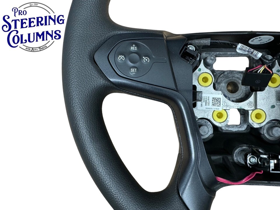 14-19 GM SILVERADO SIERRA TAHOE YUKON URETHANE BLACK STEERING WHEEL NEW ...