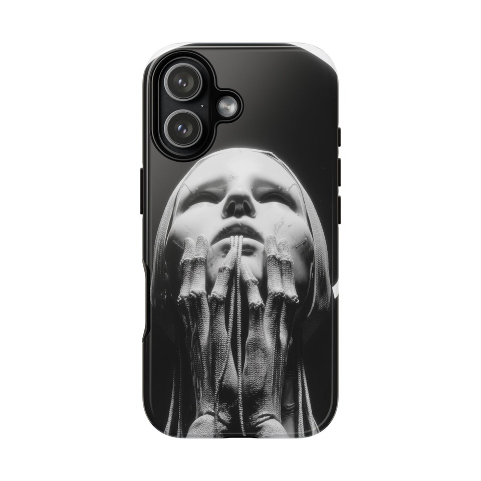 Phone Ink - Case for iPhone / Galaxy / Pixel - Demigods Abstract Gray ...